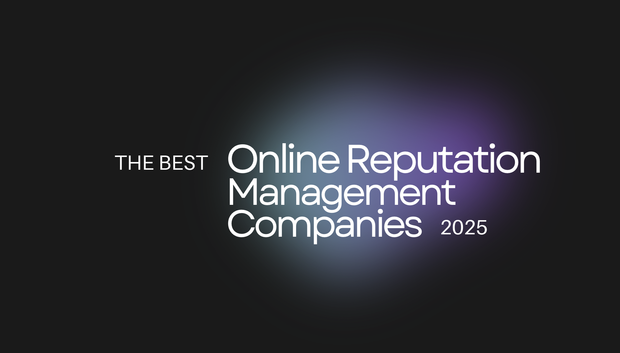Best Online Reputation Management Companies