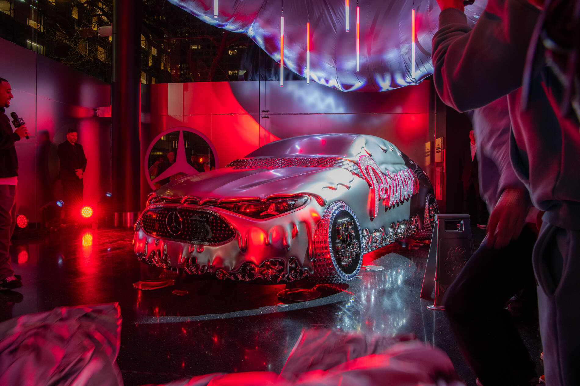 Ice Spice Unveils Chrome Mercedes CLA Collaboration