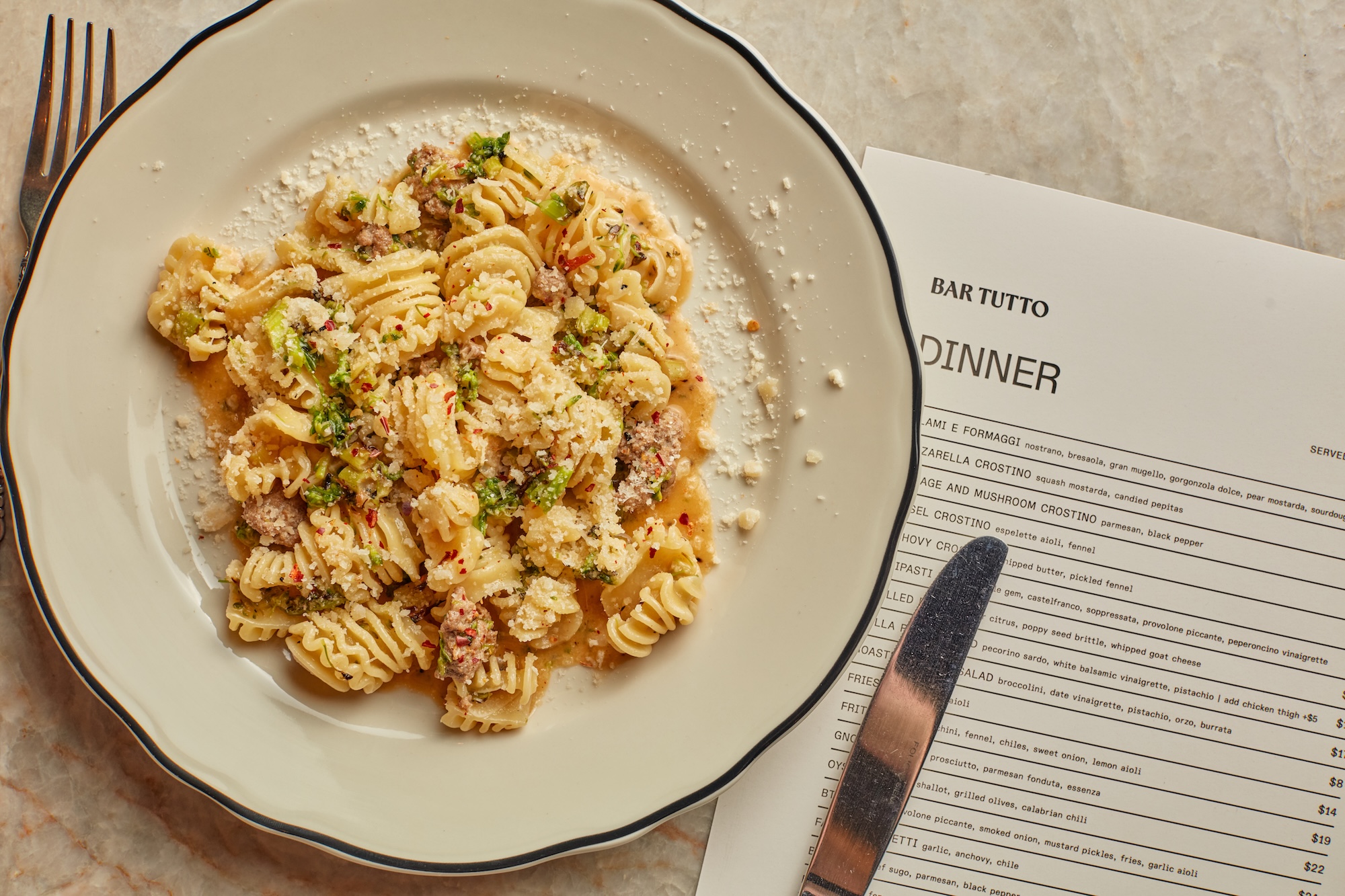 Bar Tutto: Joe Flamm's New Italian All-Day Restaurant