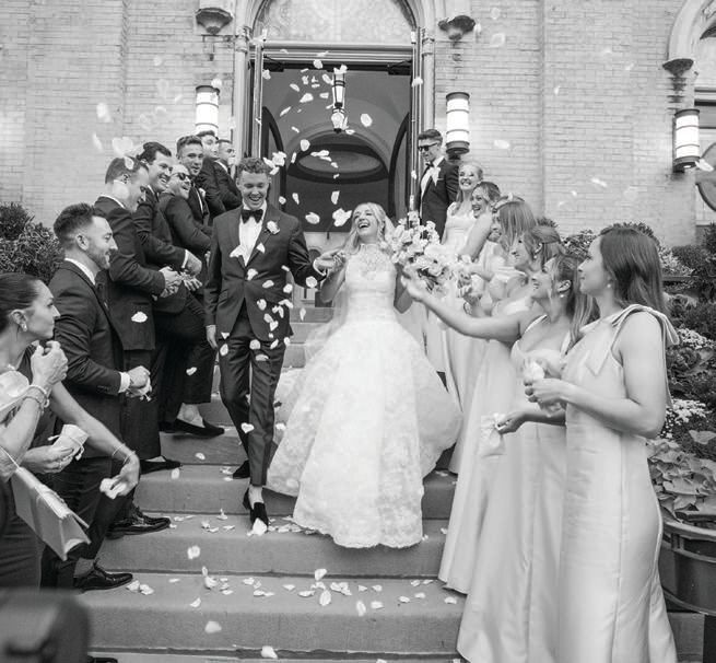 Golden Glamour: Bella & Stephen’s Cinematic Love Story Comes To Life