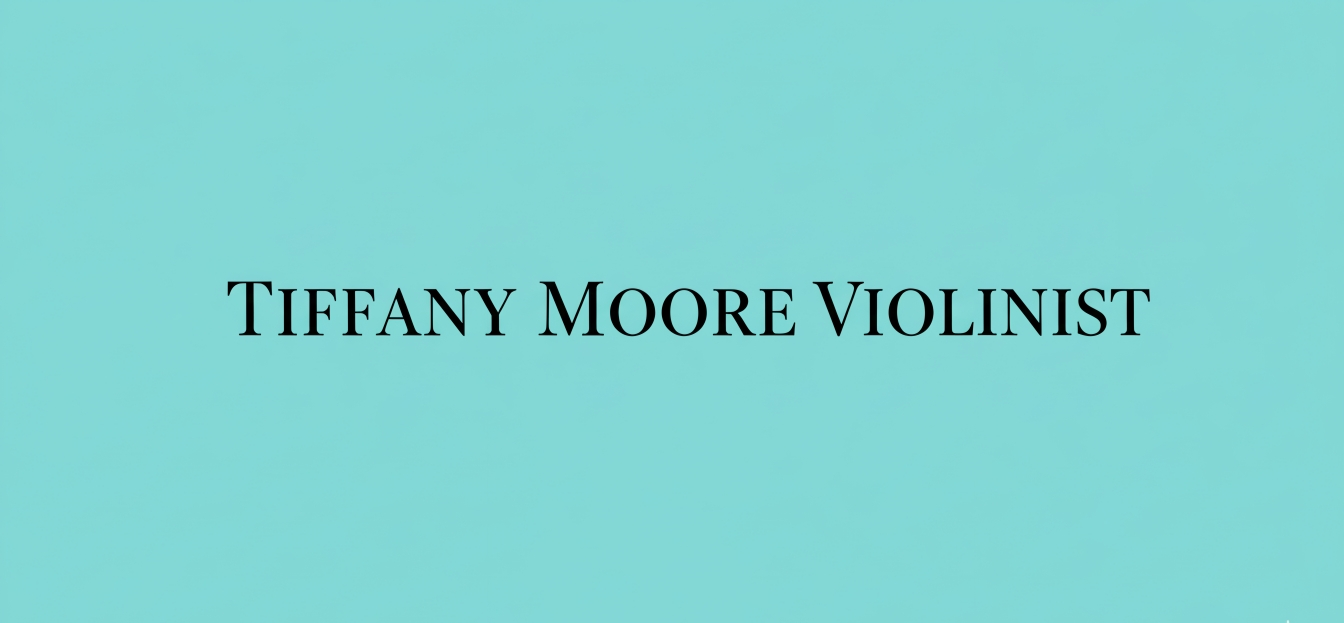 Luxury Wedding Violinist: Tiffany Moore Music