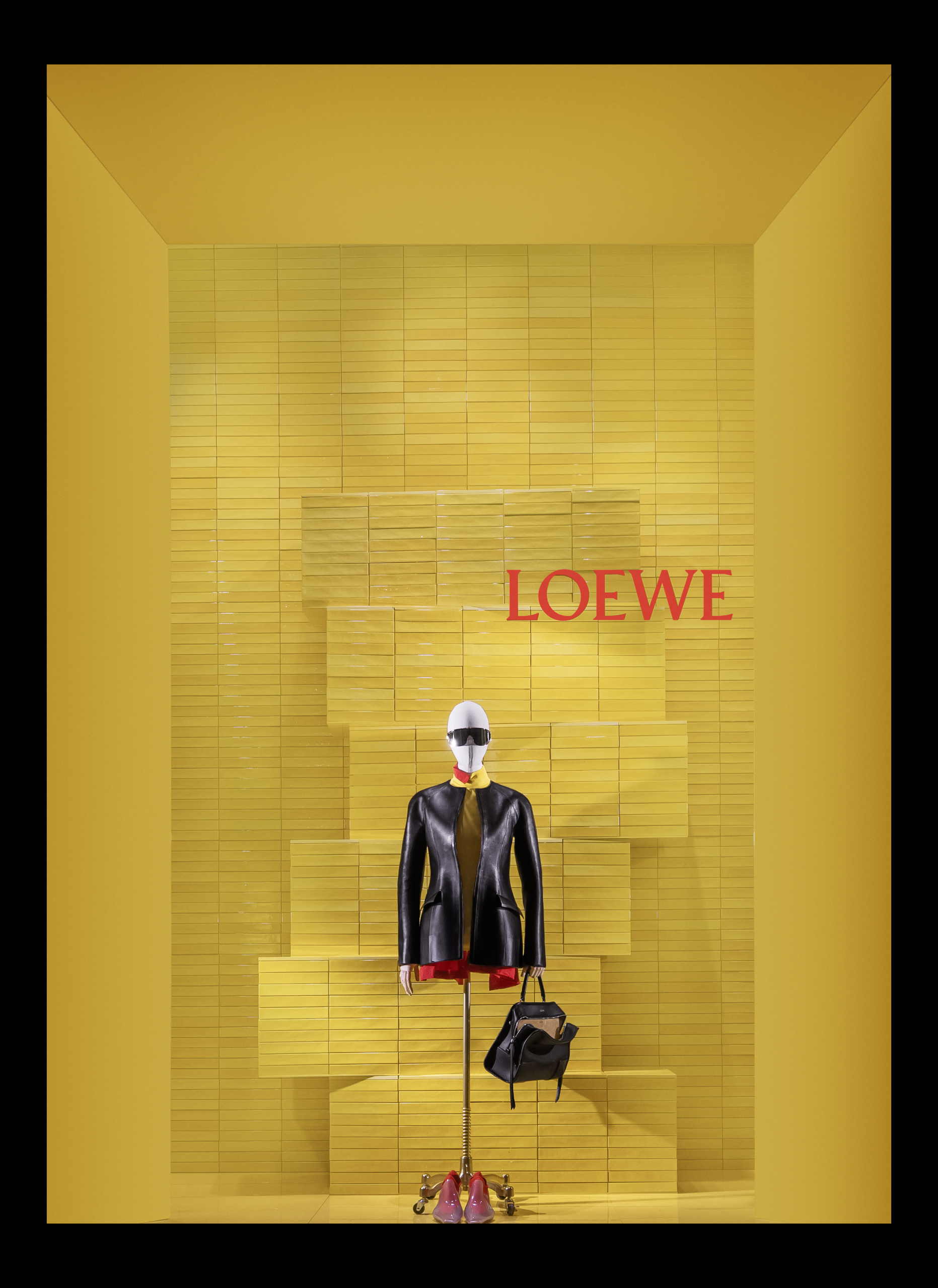 LOEWE SS26 Debuts at Bergdorf Goodman 5th Ave Windows