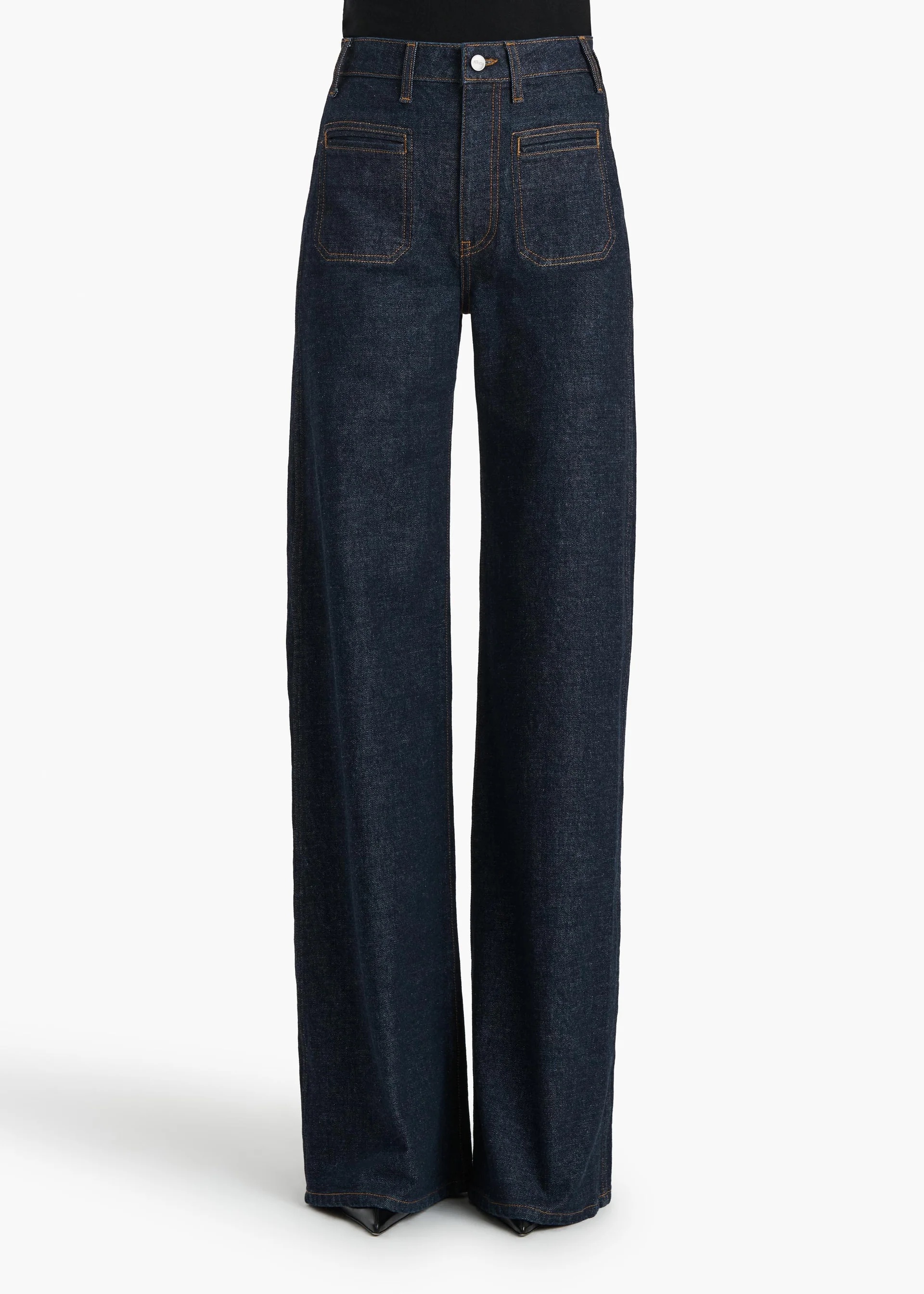 Best Contrast Stitching Jeans for Edgy Spring Looks